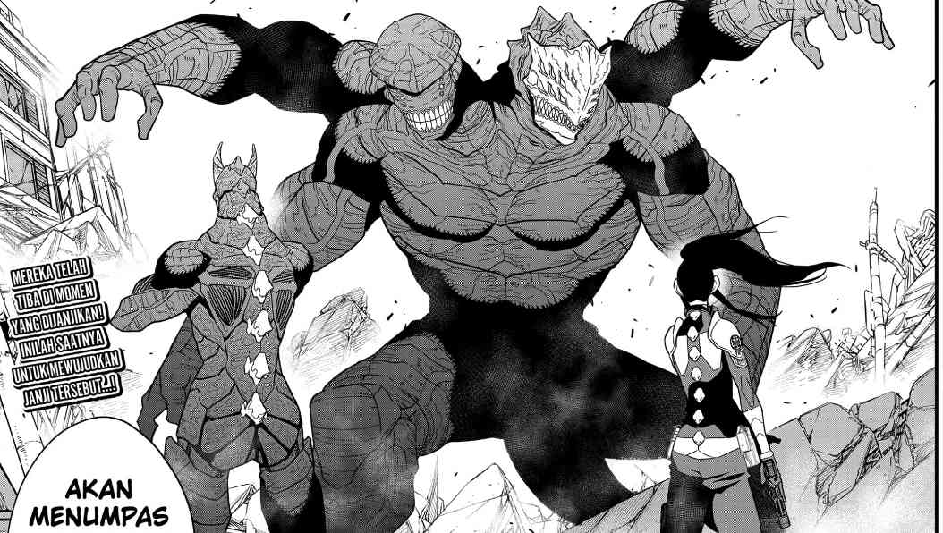 Foto Artikel Baca Manga Kaiju No 8 Chapter 110 Kafka Dan Mina