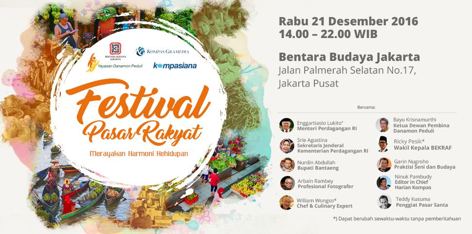 Festival Pasar Rakyat Persembahan Yayasan Danamon Peduli & Kompasiana ...