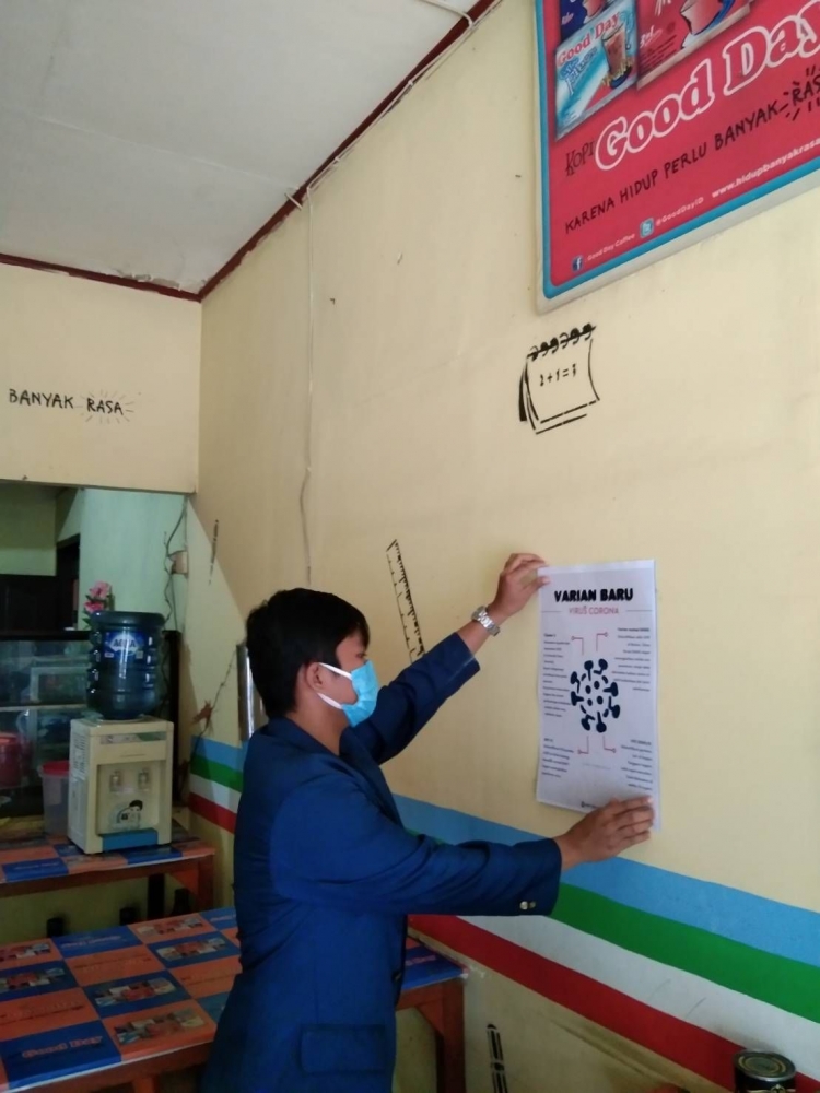 Tingkatkan Kewaspadaan Mahasiswa Undip Peringatkan Warga Varian Baru