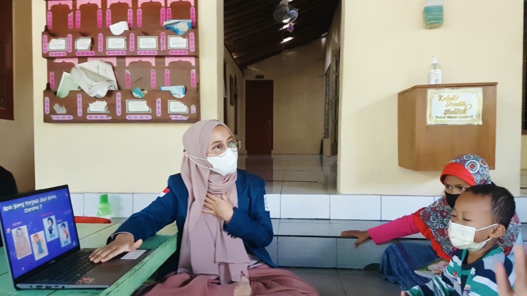 Mahasiswa Kkn Undip Berikan Sosialisasi Pentingnya Penggunaan Masker