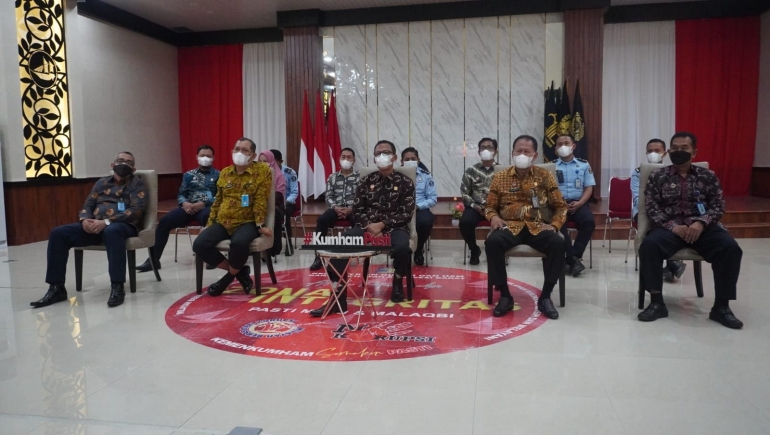 Hadir Secara Virtual Kakanwil Kemenkumham Sulbar Faisol Ali Hadiri