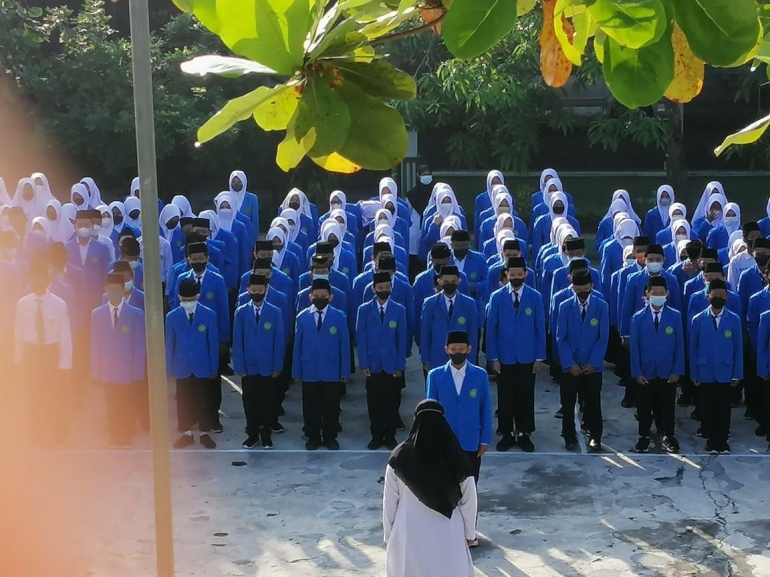Gelar Syawalan Mtsn 4 Bantul Bermaaf Maafan Dan Iringi Pamit Guru