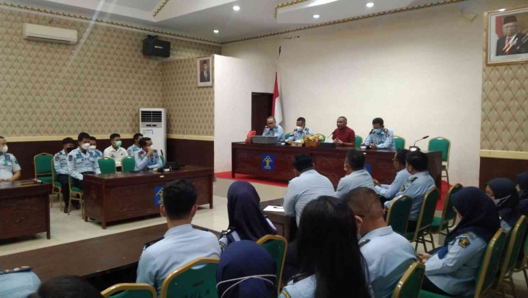 Komitmen Berantas Halinar Kakanwil Kemenkumham Sultra Berikan