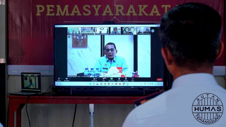 Rutan Temanggung Ikuti Pengarahan Kakanwil Kemenkumham Jawa Tengah