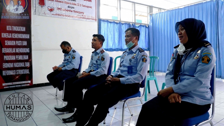 Rutan Temanggung Ikuti Pengarahan Kakanwil Kemenkumham Jawa Tengah