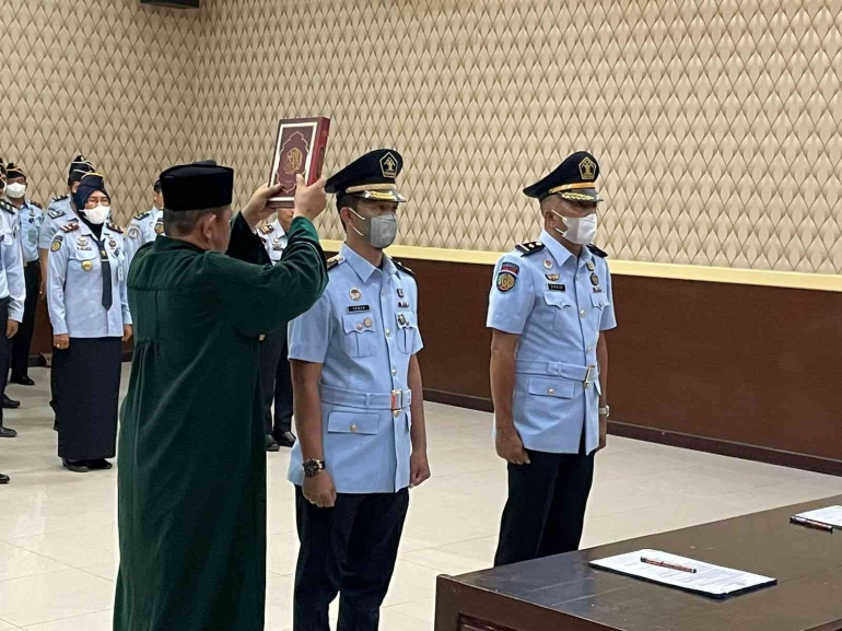 Kakanwil Kemenkumham Sultra Hari Ini Lantik Pejabat Administrasi Dan