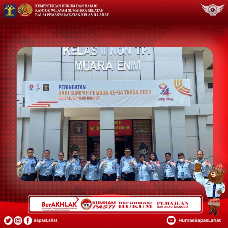 Bapas Lahat Kemenkumham Sumsel Studi Tiru ke Kanim Muaraenim, Kakanim ... Bapas Lahat Kemenkumham Sumsel Studi Tiru ke Kanim Muaraenim, Kakanim ...