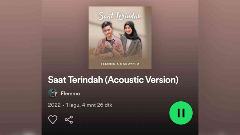 Single Lagu Flemmo Terbaru, Saat Terindah Versi Akustik Dirilis di ... Single Lagu Flemmo Terbaru, Saat Terindah Versi Akustik Dirilis di ...