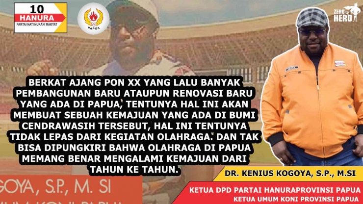 Foto Artikel : Dr. Kenius Kogoya, SP, M.Si: Melalui Olahraga, Papua ... Foto Artikel : Dr. Kenius Kogoya, SP, M.Si: Melalui Olahraga, Papua ...