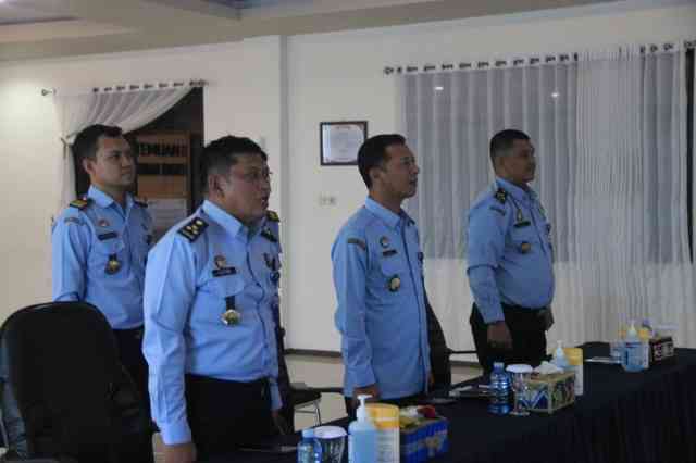 Kanwil Kemenkumham Kalsel Ikuti Pembukaan Rakor Serta Arahan Sekjen