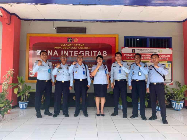 Lapas Tahuna Terima Monev Dari Kabid Ham Kanwil Kemenkumham Sulut