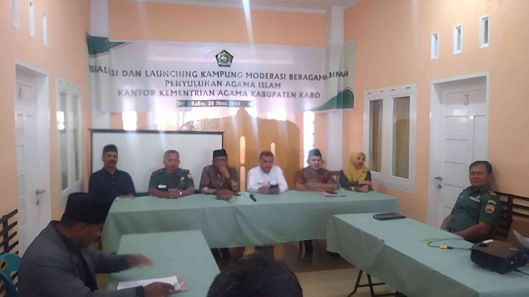 Danramil 03 Berastagi Dan Lurah Gundaling I Hadiri Launching Kampung