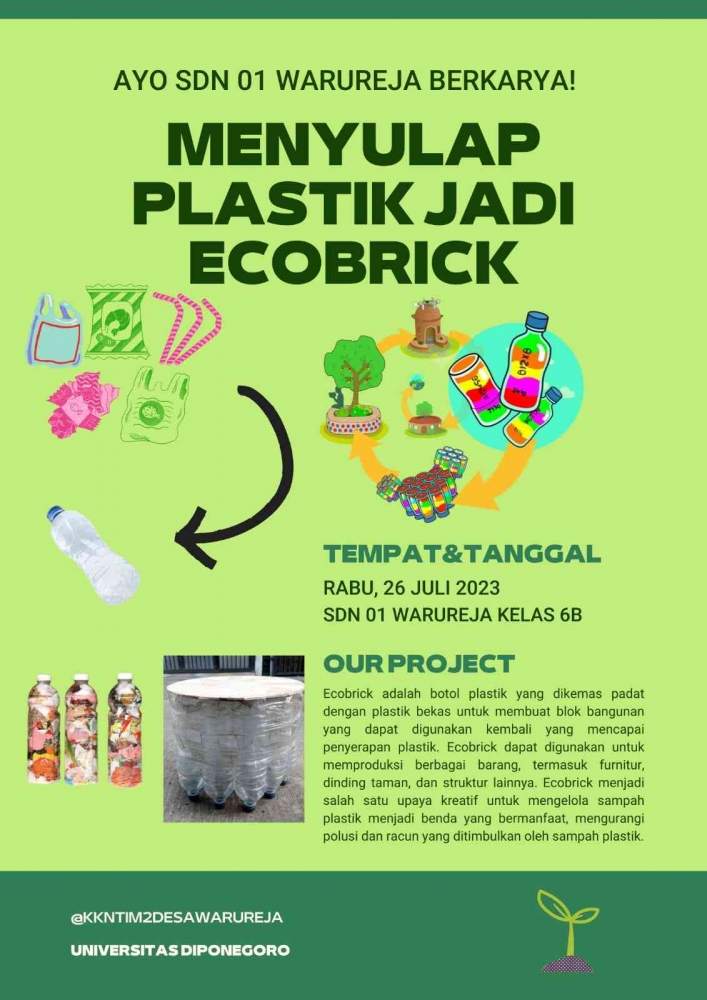 Pengolahan Sampah Plastik Dari Botol Bekas Menjadi Ecobrick