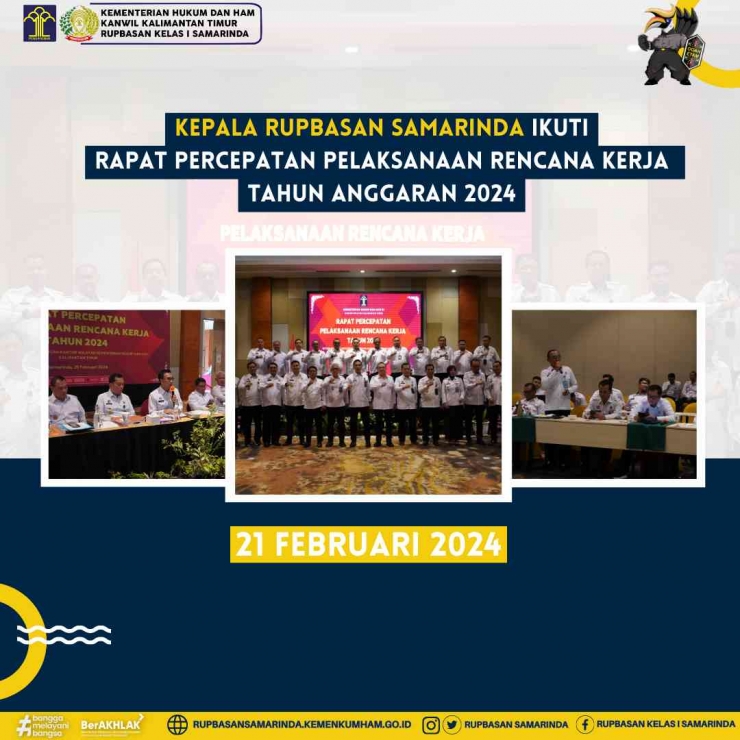 Foto Artikel : Kepala Rupbasan Samarinda Ikuti Kegiatan Rapat ... Foto Artikel : Kepala Rupbasan Samarinda Ikuti Kegiatan Rapat ...